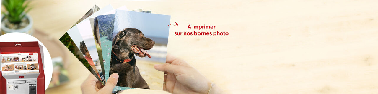 Borne tirage photo instantané : impression photo rapide | CEWE