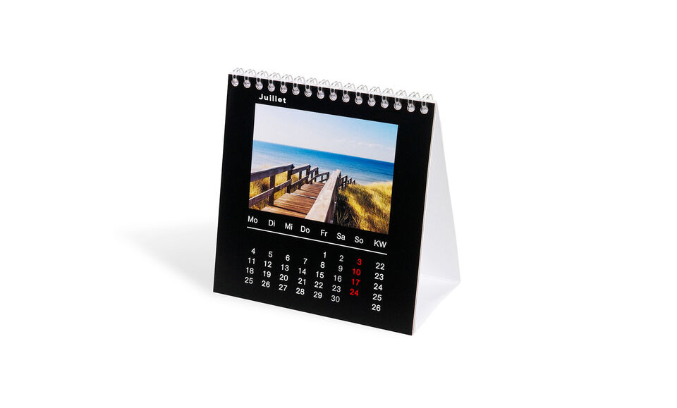 Petit calendrier de bureau carré à personnaliser | CEWE