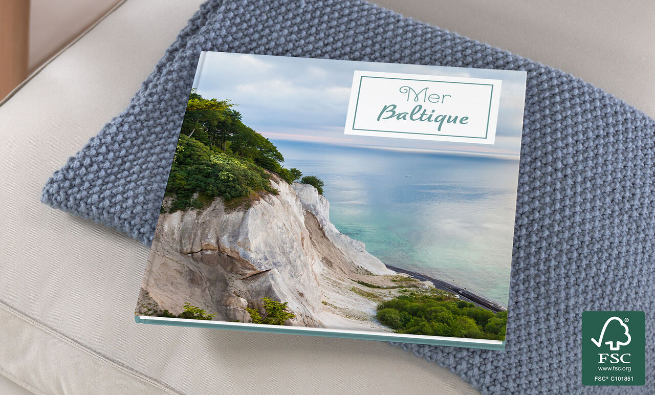 Livre photo XL : grand album photo carré (30x30 cm) | CEWE