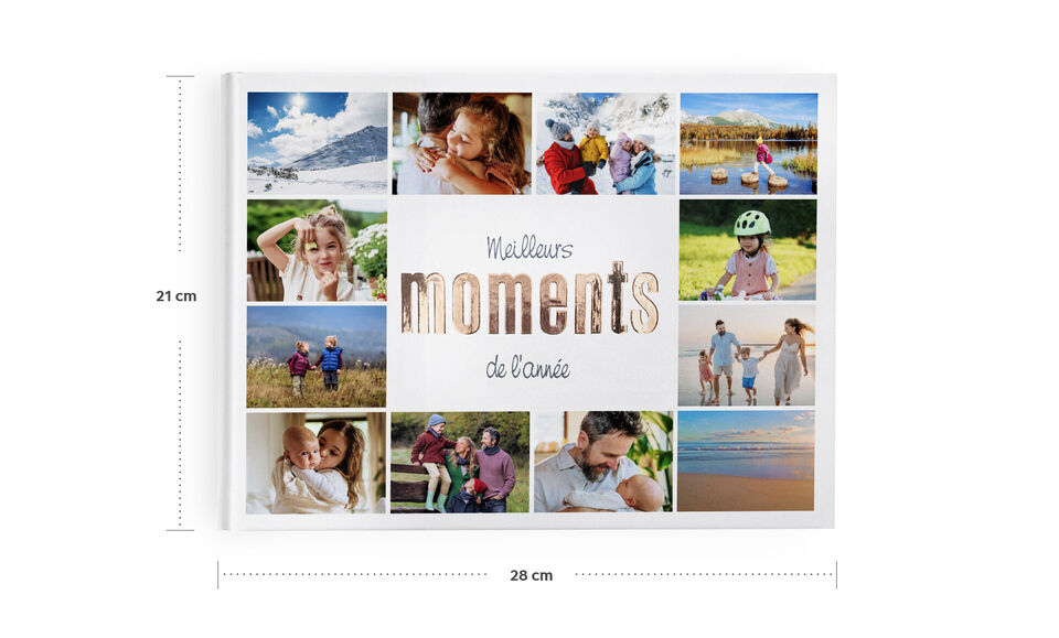 Album photo A4 paysage : livre photo A4 panorama | CEWE